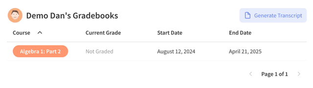 Syllabird - Creating Transcripts